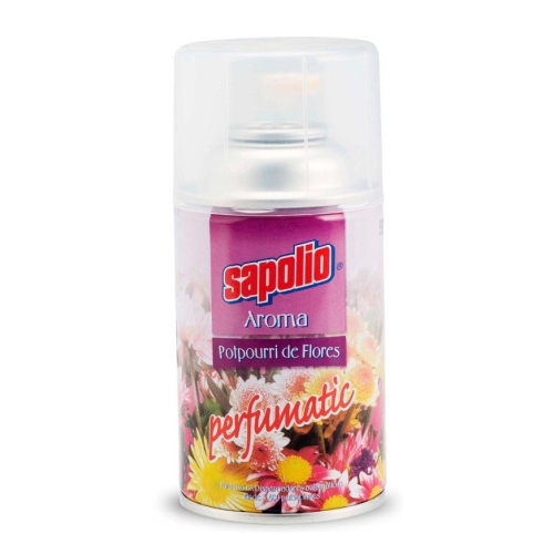 Perfumatic Ambientador Sapolio Poupurrit de Flores 240ml - Grupo Coensa